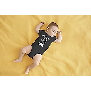 AW Fashions New To The Hive - Sweet As Can Bee Little Honey - Cute One-Piece Infant Baby Bodysuit (Newborn, Black)