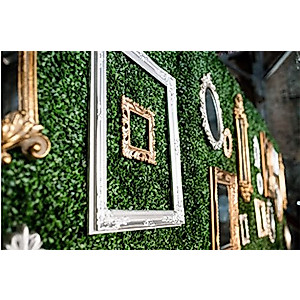 DearHouse 8 Pieces 20"x 20" Artificial Boxwood Panels Topiary Hedge Plant, Privacy Hedge Screen UV Protected Suitable for Outdoor, Indoor, Garden, Fence, Backyard and Decor