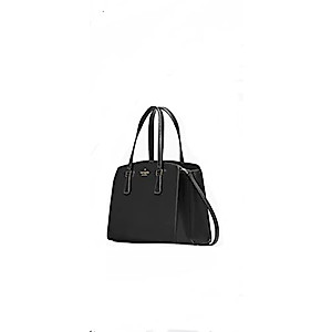 Kate Spade Perry Medium Leather Satchel (Black)