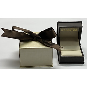 JewelMore 1/2 Carat Halo Daimond Engagement Bridal Ring Set 14K Solid Rose Gold (I-J/I2-I3) (8)