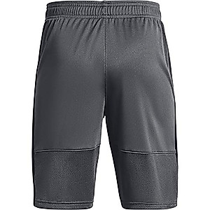 Under Armour Boys' Stunt 3.0 Shorts , Pitch Gray (012)/Mod Gray , Youth Medium