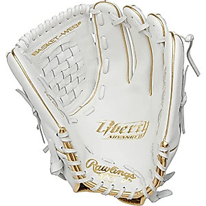 Rawlings | LIBERTY ADVANCED Fastpitch Softball Glove | 12.5" | Basket Web | Right Hand Throw