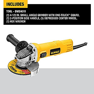 DEWALT Angle Grinder, One-Touch Guard, 4-1/2 -Inch (DWE4011)