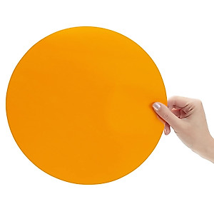 24 Pack 11-inch Dry Erase Spots and Sticker Dots for Classroom Tables - Peel and Stick Circles for Teachers and School Essential Supplies (8 Colors)