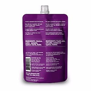 PureBites+ Gut & Digestion Squeezables for Cats, only 5 Ingredients, case of 15