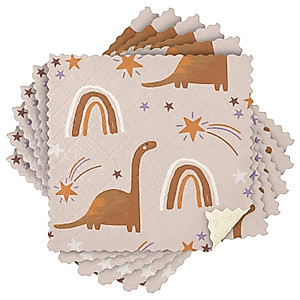 FRODOTGV Kids Pattern Animal Dino Rainbow Microfiber Dish Towels for Kitchen Clothes Set of Tea Towels Terry Cloth Kitchen Dish Towels Decorative Hand Towels for Kitchen