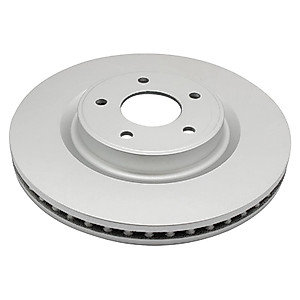 TRQ Front Brake Pad & Rotor Kit Brake Pads Brake Rotor Ceramic Vented Premium G-Coated Compatible with 2013 INFINITI JX35 2014-2020 QX60 2015-2021 Nissan Murano 2013-2020 Pathfinder