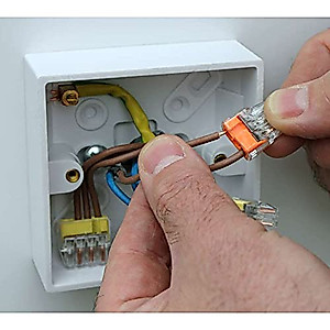 IDEAL INDUSTRIES INC. 30-1039 Model 39 Blue 3 Port In-Sure Push-in Wire Connector (50 Box)