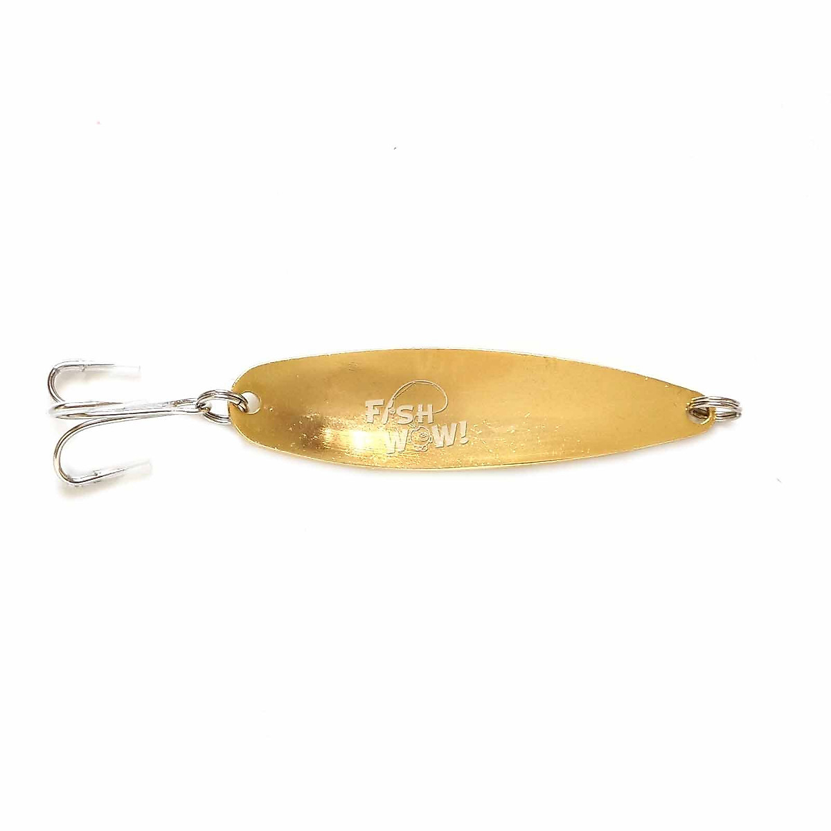 6pcs Set 2oz 6inch Fishing Spoon with Treble Hook Gold & Silver - Fish Wow!
