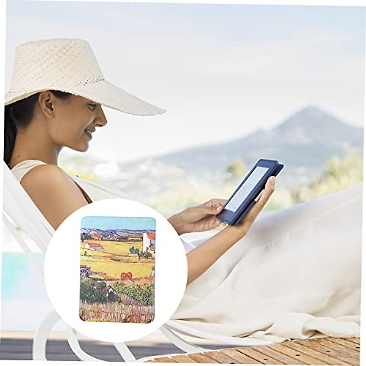 UKCOCO case e- Book Reader Cover e- Reader case e-Book Reader ereader e- Reader Protector e-Reader Protector e-Reader Cover e-Book Screen Cover Protection Cap Electronic pu