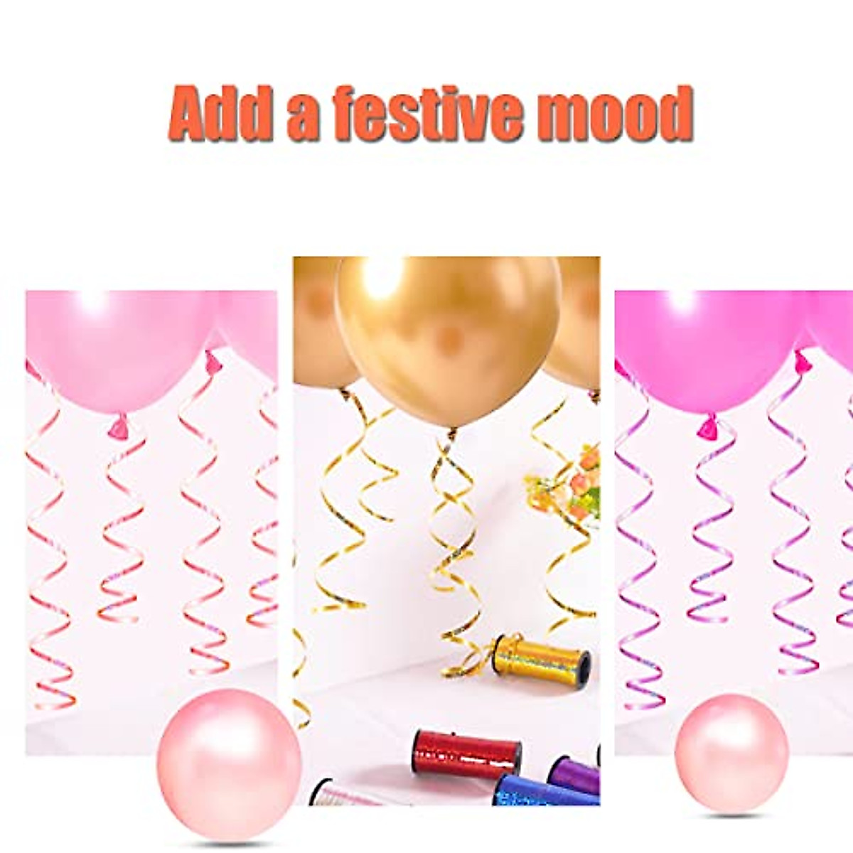 500 Yards Crimped Curling Ribbon,Shiny Metallic Balloon String Roll Gift Wrapping Ribbonfor Gift Box Wrapping,Florist Flowers,Party Birthday Decorations,Christmas Decor. (Blue)