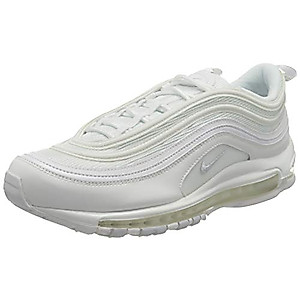Nike womens Air Max 97 Trail Running Shoes, White/White-pure Platinum, 8