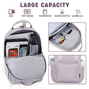 ZOMAKE Backpack with Laptop Compartment for Girls Women, College, School, Work&Travel Waterptoof Bag