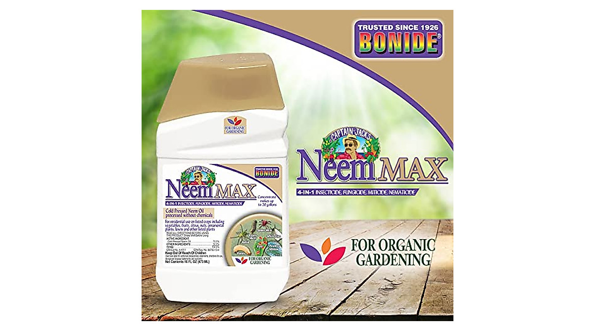Bonide Captain Jack's Neem Max - Organic Insecticide & Fungicide