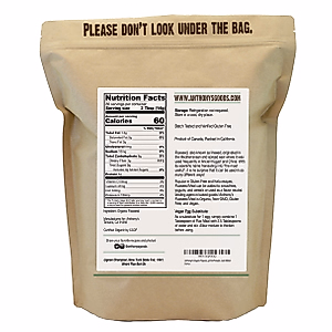 Anthony's Organic Flaxseed Meal, 2.5 lb, Gluten Free, Ground Ultra Fine Powder, Cold Milled, Keto Friendly