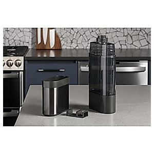 GE Profile Opal | Side Tank for 2.0 Opal Nugget Ice Maker | Easy Attachment to Opal Ice Machine | 0.75-Gallon Tank | Allows for 3X More Ice Before Refill | Black Stainless, P4AAKASBRTD