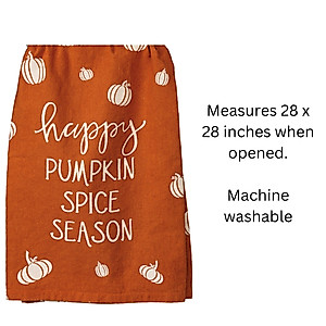 Thanksgiving Pumpkin Spice Kitchen Towel Fall Autumn Home Decor, Set of 2, Kitchen Decorations