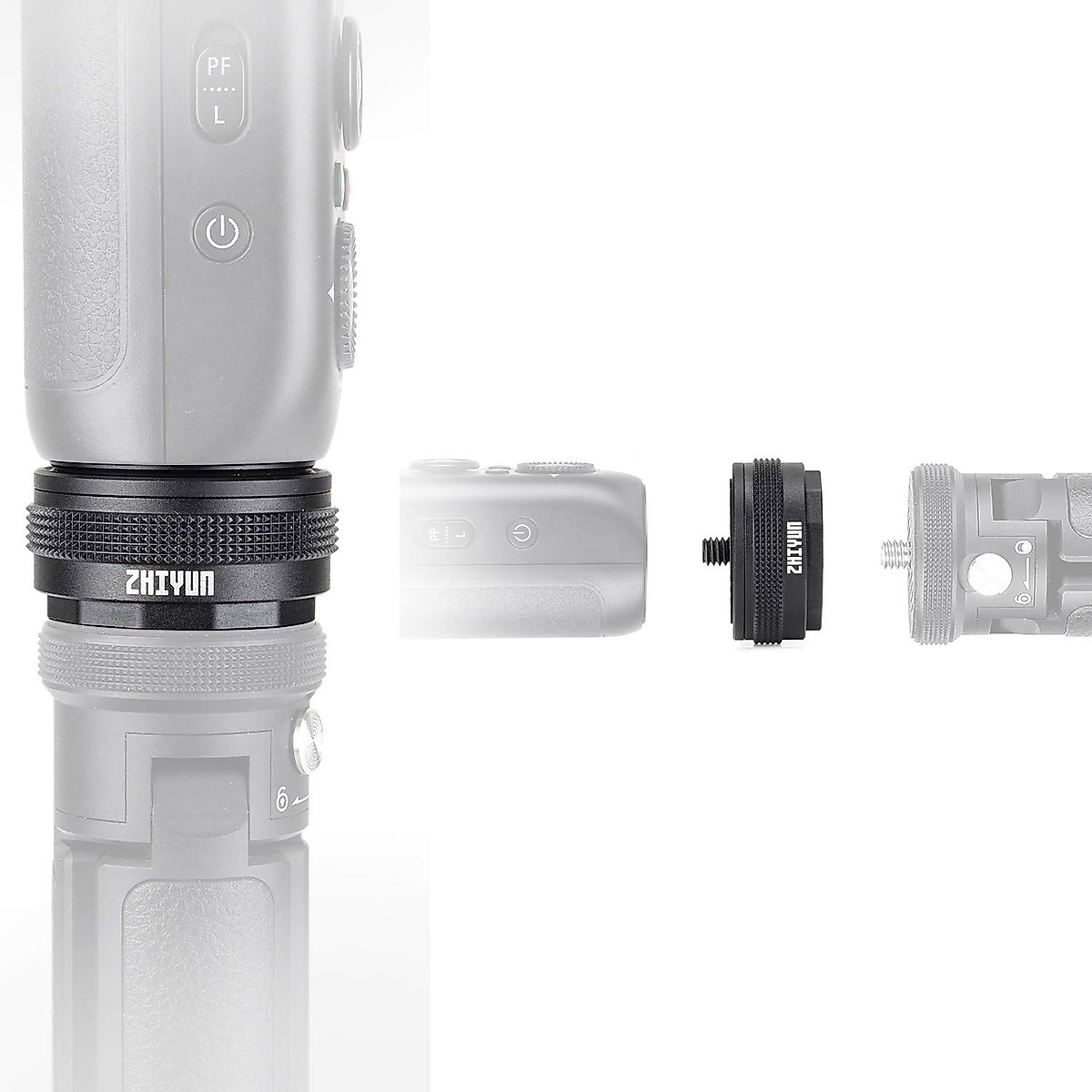 Zhiyun Quick Setup kit to Attach and Detach Release Tripod, handgrip Quickly for Weebill LAB/Weebill S Zhiyun Crane V2/Plus/2 Smooth 4 Feiyu a2000 AK2000/AK4000 Moza Aircross 2 with EACHSHOT Cloth