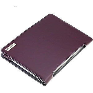 Broonel - Profile Series - Purple Leather Laptop Case - Compatible with ASUS Chromebook Flip C214 11.6"