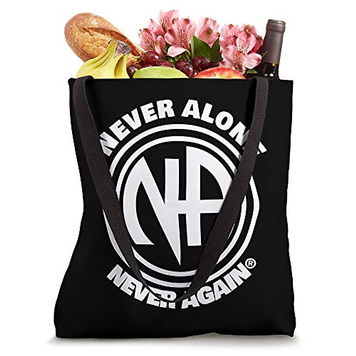 Narcotics Anonymous Logo Symbol 12 Step Recovery NA AA Tote Bag