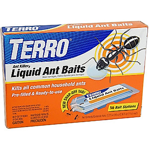 Terro T300B Liquid Ant Bait Ant Killer, 50 Bait Stations
