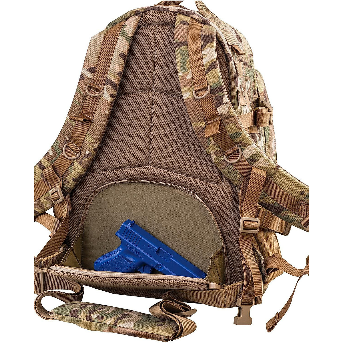 Tru-Spec Elite 3 Day Camo Backpack, Muliticam, One Size