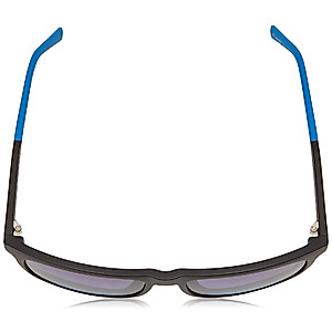 Timberland Men's TBA9269 Polarized Rectangular Sunglasses, Matte Black, 58mm