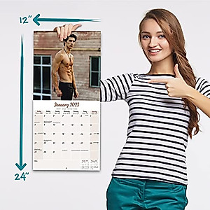 Hot Guys Calendar - Shirtless Men Calendar - Calendars 2022 - 2023 Wall Calendars - Guys 16 Month Wall Calendar by Avonside