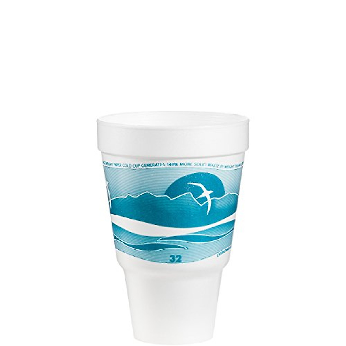 Dart 32AJ32H 32 oz Horizon Foam Cup (Case of 500)