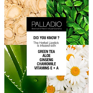 Palladio Herbal Matte Lipstick, Bella Pink, Creamy and Full Coverage Long Lasting Matte Lipstick