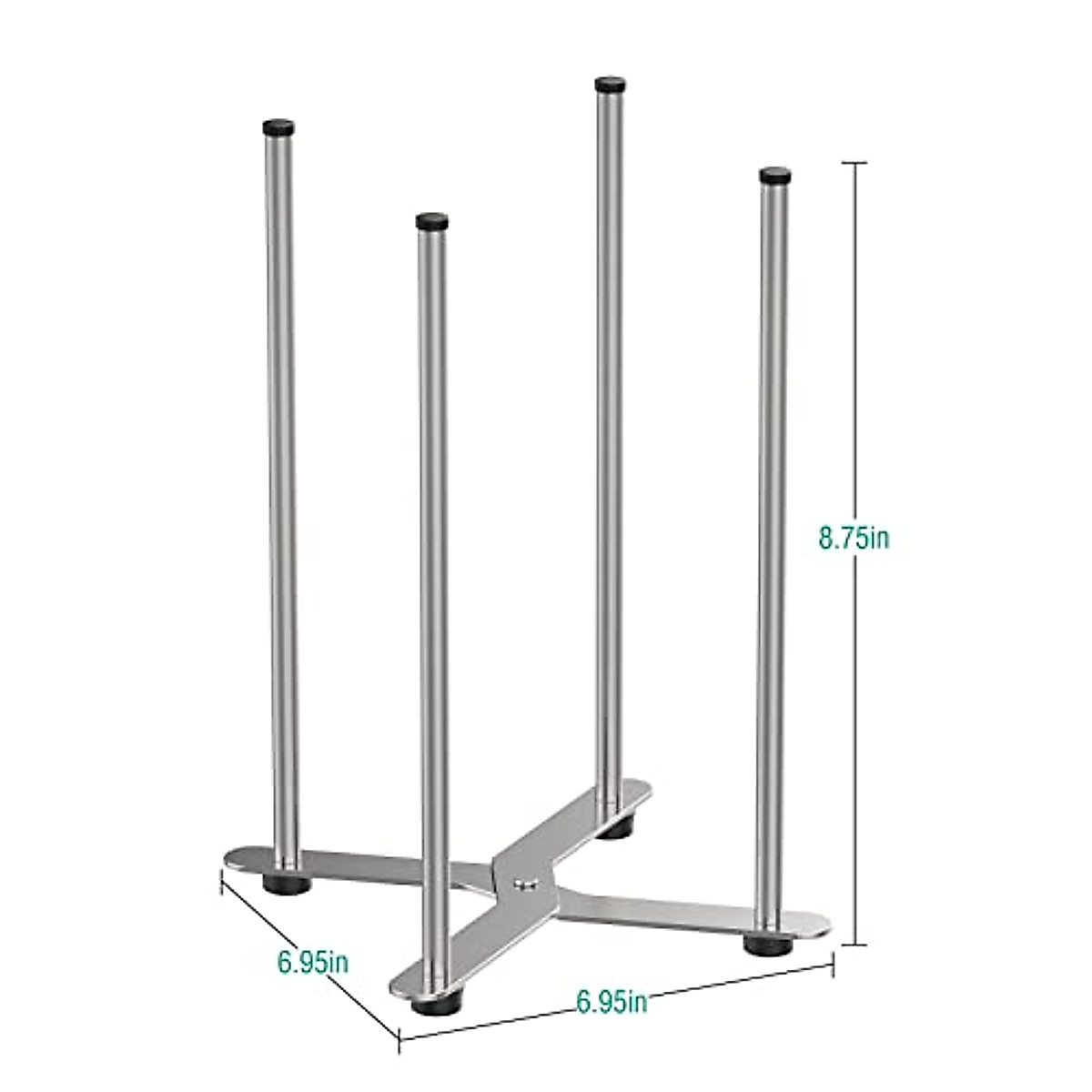 SHILFID Plastic Bag Drying Rack, Multifunctional Wine Decanter Drying Stand, Collapsible Drying Stand for Decanter, Bottle Drying Rack, Cup Drying Rack,Kitchen Countertop Stand Holder