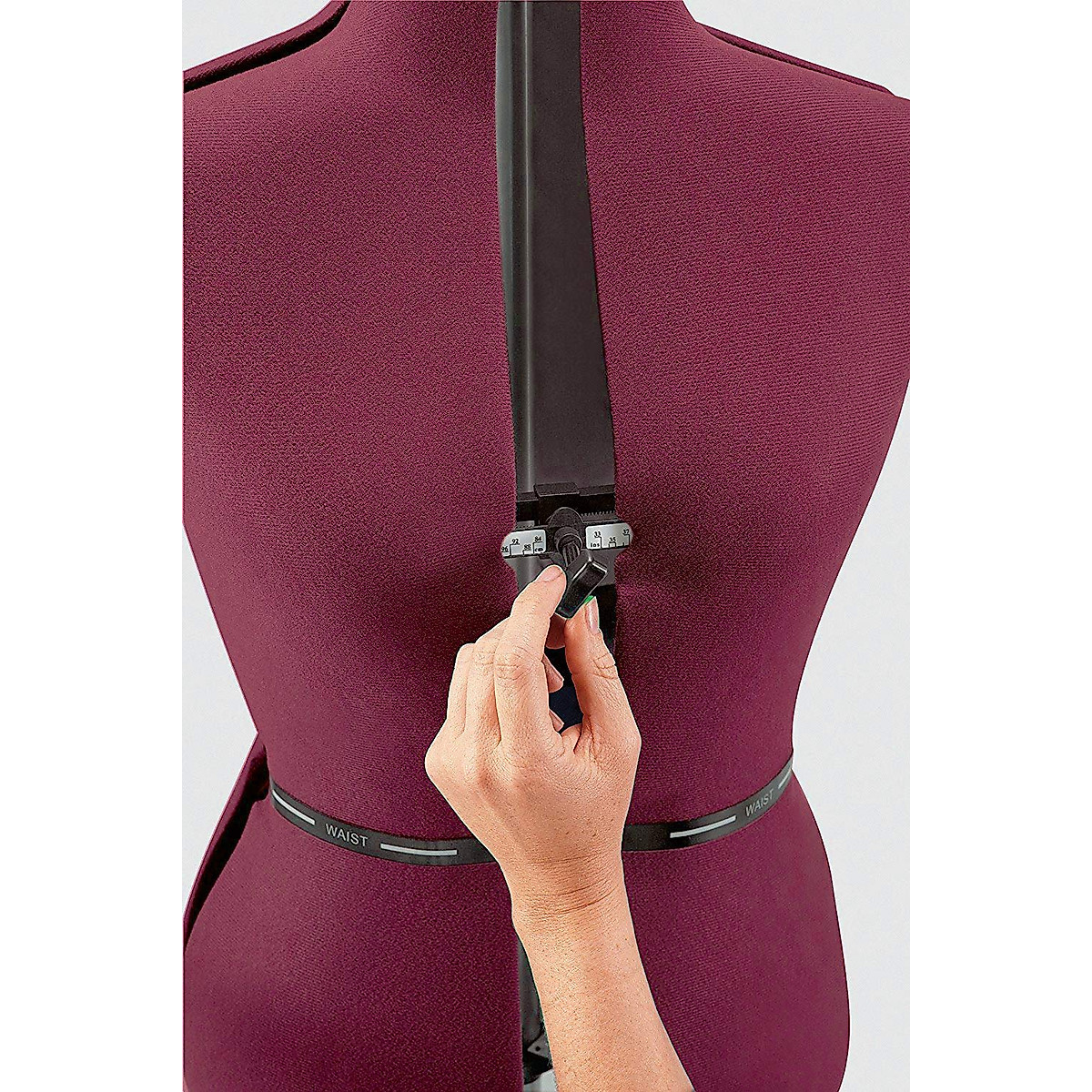 Family Dress Form - Adjustable Mannequin Dress Form Female with New Base - Red