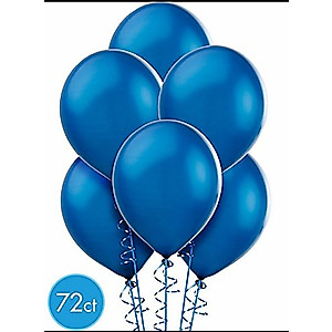 Bright Royal Blue Pearlized Latex Balloons - 12" (Pack Of 72) - Stunning & Long-Lasting For Parties, Events, & Celebrations
