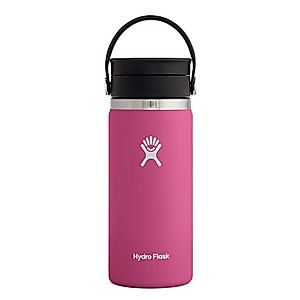 Hydro Flask 16 oz Wide Mouth Bottle with Flex Sip Lid Carnation