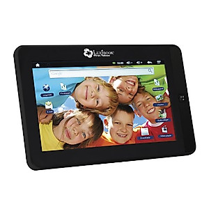 Lexibook First Android Child Educational Tablet, General Knowledge Games, Included Library, USB, TF Card & Aux-In Connection - MFC150GB, Black