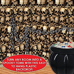 Beistle Buffet Food & Drink, Drink Containers, Beverage, Inflatable Party Cooler, 28” x 4’ 5.75”, Black/Off White/Brown