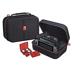 Nintendo Switch System Carrying Case – Protective Deluxe Travel System Case – Black Ballistic Nylon Exterior – Official Nintendo Licensed Product
