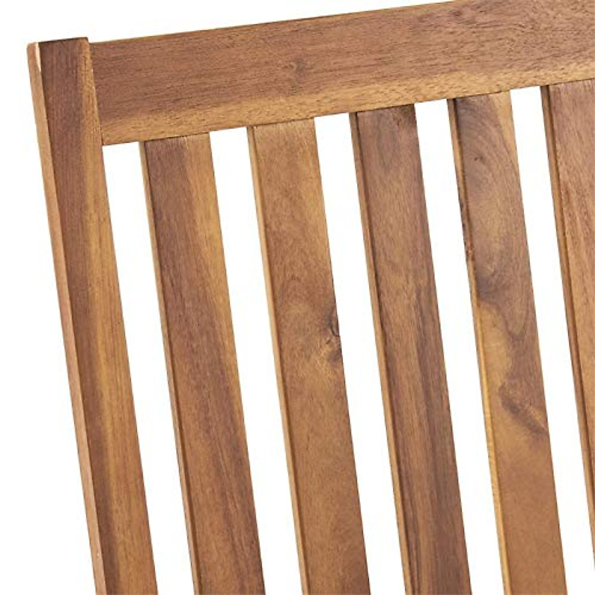 Noble House Montrose Outdoor Acacia Wood Rocking Chair in Teak (Set of 2)