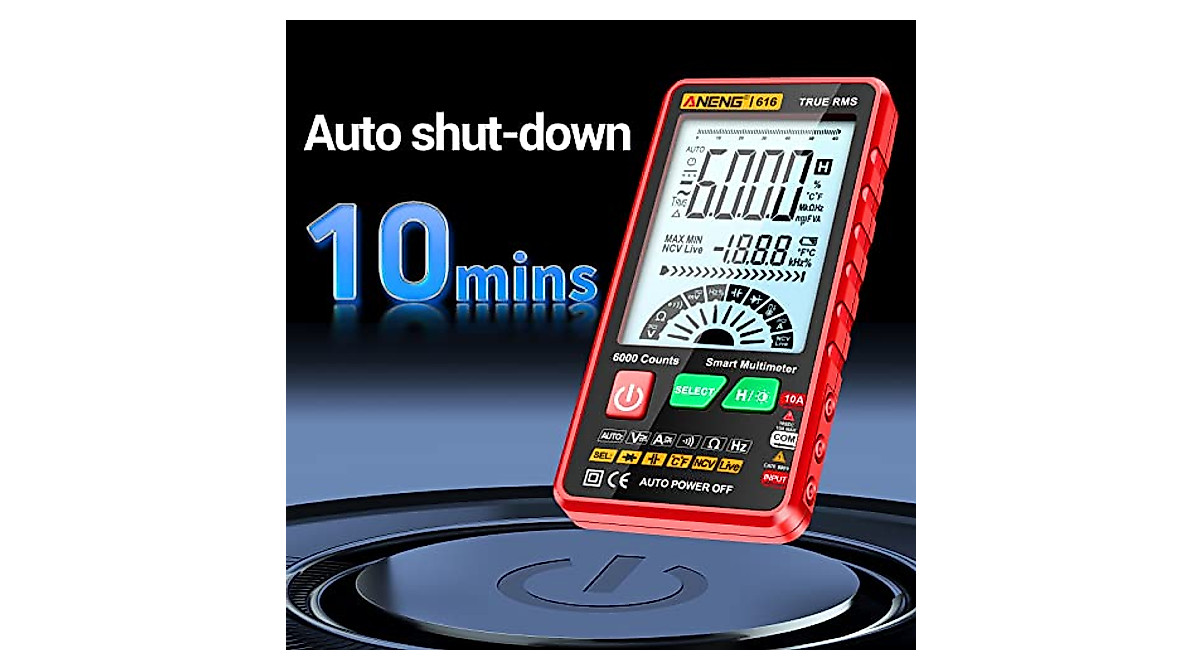 ANENG Digital Multimeter: Smart Tester with LCD Screen