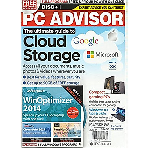 PC ADVISOR THE ULTIMATE GUIDE TO CLOUD STORAGE. JUNE, 2014 (COMPACT GAMING PCs)