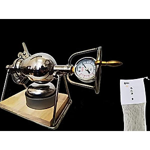 Ashendikan Hand Popcorn Machine Home Small 304 Stainless Steel Grain Amplifier Old-Fashioned Mini Popcorn Pot