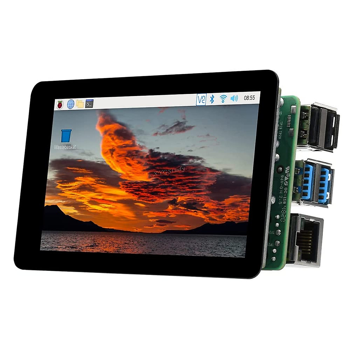 4inch IPS Capacitive 480×800 Touch Display LCD for Raspberry Pi 4B/3B+/3A+ CM3+/4 with DSI Interface Fully Laminated Screen Monitor @XYGStudy