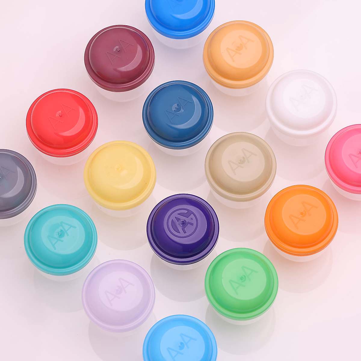 Capsule Vending Machine Translucent Acorn Capsules Empty 100 pcs 1.1 inch - Gumball Machine Capsules Bulk Party Favors Containers - Easter Basket Stuffers Gifts Pinata Stuffers DIY Craft Supplies