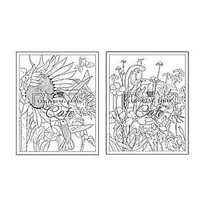 Hummingbird Coloring Book: An Adult Coloring Book Featuring Charming Hummingbirds, Beautiful Flowers and Nature Patterns for Stress Relief and Relaxation