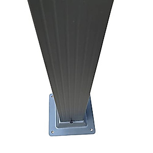 10x9 Ft Outdoor Patio Retractable Pergola with Canopy Sunshelter Pergola,Aluminum Frame Grape Trellis Sun Shade Cover for Gardens,Terraces,Backyard,Gray