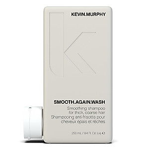 KEVIN.MURPHY SMOOTH.AGAIN WASH - Frizz Control Shampoo - For Thick, Coarse & Unruly Hair - Moisturising Shampoo for Hair Hydration - Sulphate & Paraben Free - 250 mL / 8.4 fl oz