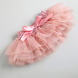 CIYCUIT Baby Girl First Birthday Outfit Lace Tutu Skirt Set One Year Old Birthday Cake Smash Outfit 12-18 Months