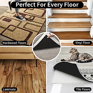 FestiCorp Non Slip Rug Pads 5x7 Ft Non Skid Rug Pad Gripper, Anti-slip Carpet Rug Mats for Under Rugs and Hard Surface Floors