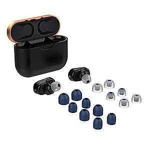 MOTONG for Sony WF-1000XM3 Silicone Eartips Accessories, Silicone Protective Earphone Ear Tips Case Cover for Sony WF-1000XM3/Sony WF-1000XM4 (Blue)