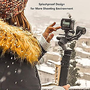 FeiyuTech G6 Max [Official] 3-Axis Camera Gimbal Stabilizer for Small Mirrorless/Pocket/Action Camera/Smartphone,fits Canon 200D M50 Sony ZV1 a6500 Panasonic GH4 GoPro 8 7 iPhone 14 13 ProMax XR XS